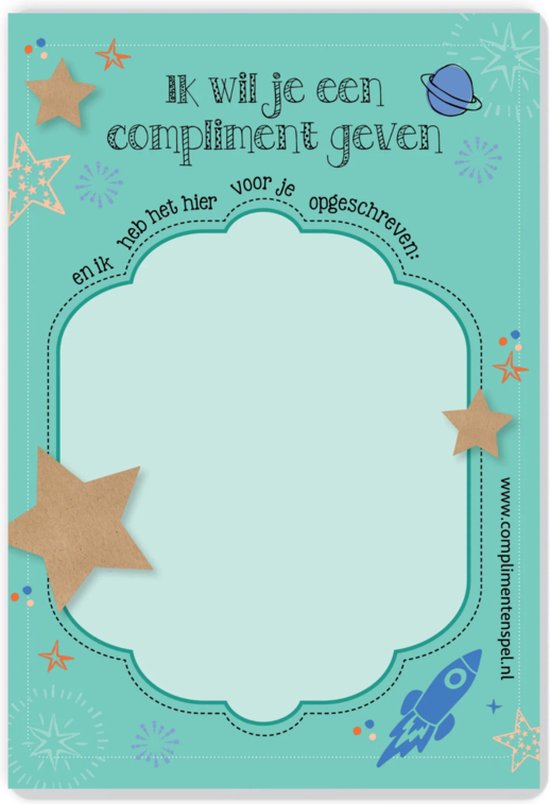 Complimenten notitieblok - Ik wil je een compliment geven | bol