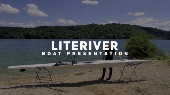 Liteboat - LiteRiver 1X - roeiboot - skiff - roeien - beginner ...