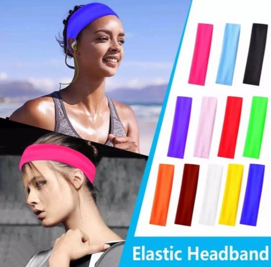 Haarband - Groene haarband - Sport haarband - Dames haarband - Groene ...