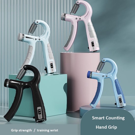 Handgrip Trainer Pro, fitness - Verstelbaar- Handknijper - Handtrainer ...