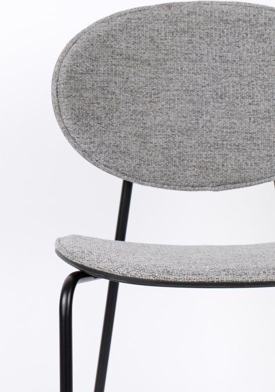 ANLI STYLE COUNTER STOOL DONNY GREY | bol