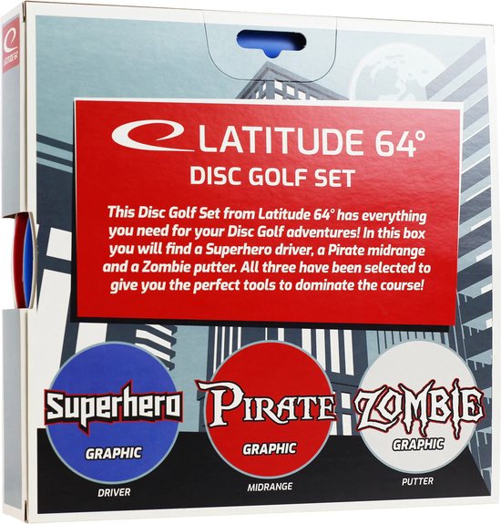 Latitude 64 Disc Golf Set Lightweight Beginner Driver Midrange Putter | bol