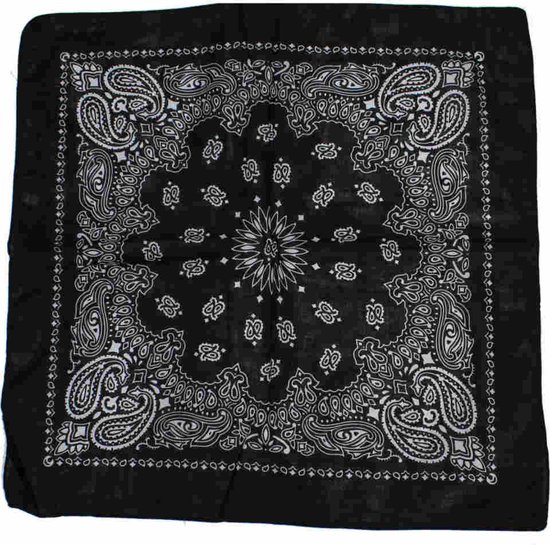 Zac's Alter Ego Bandana Alternative retro Zwart/Wit | bol.com