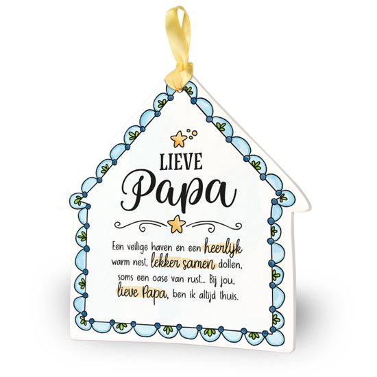 Tegeltje met Tekst | Lieve papa | bol