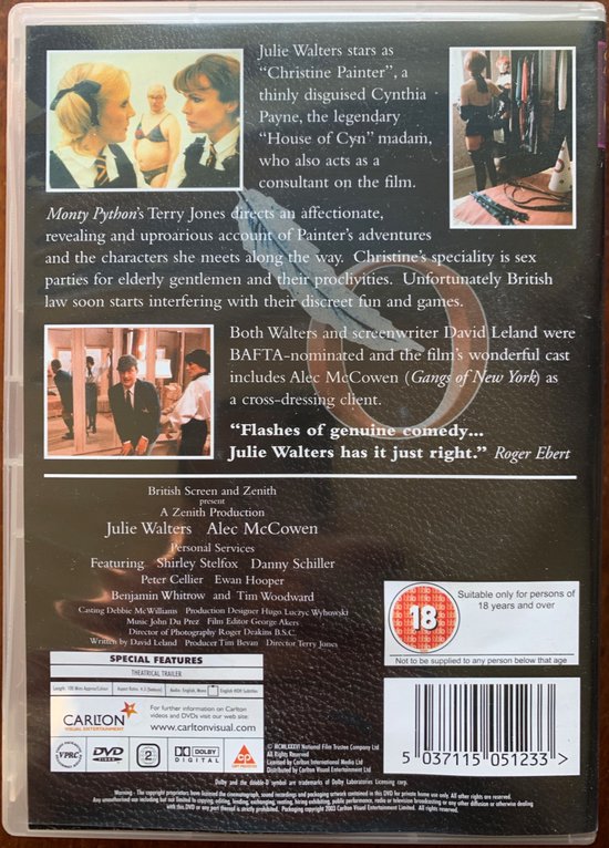 Personal Services (Dvd), Alec McCowan, Shirley Stelfox, Danny Schiller ...