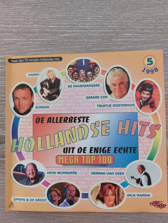 De allerbeste Hollandse hits uit de enige echte Mega Top 100 Volume 5, Various | CD... | bol