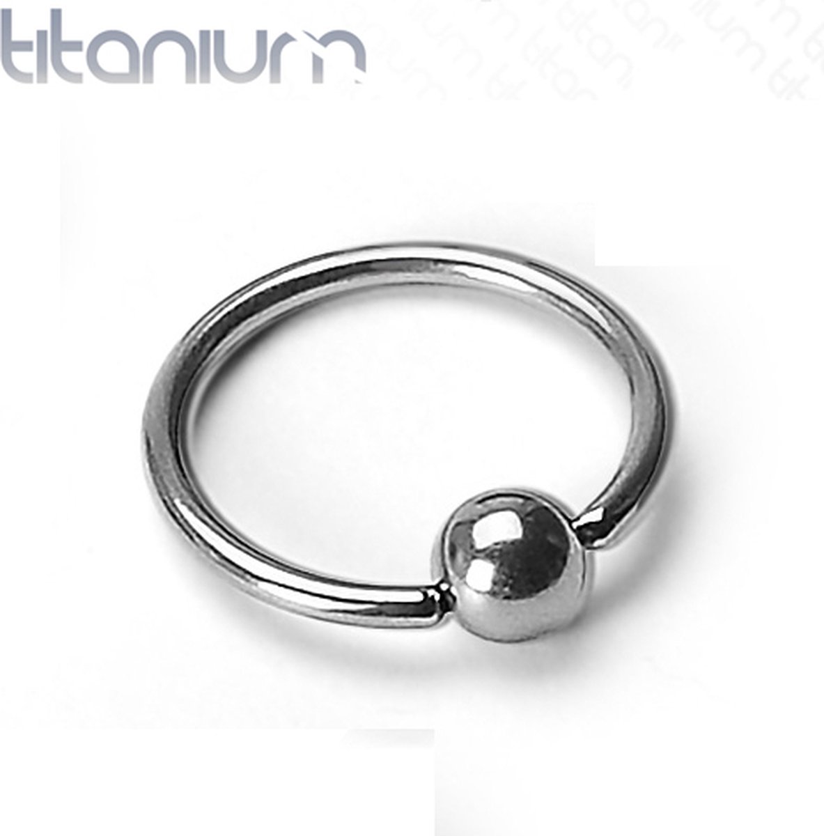 Rook piercing titanium ringetje | bol