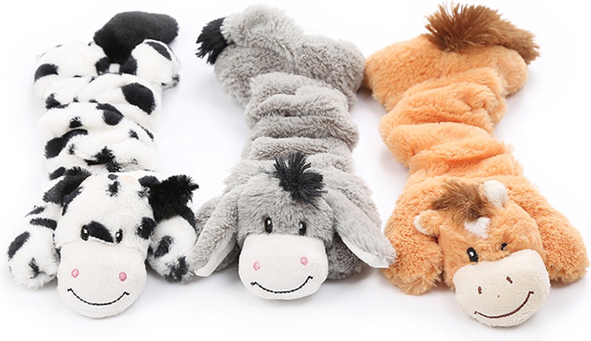 Hond knuffel – Hond – Pluche Knuffels – Honden speelgoed – met Piep ...