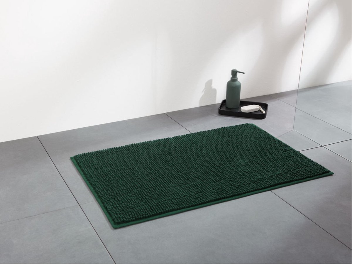 Livarno home Chenille Badmat Groen 50 x 80cm | bol