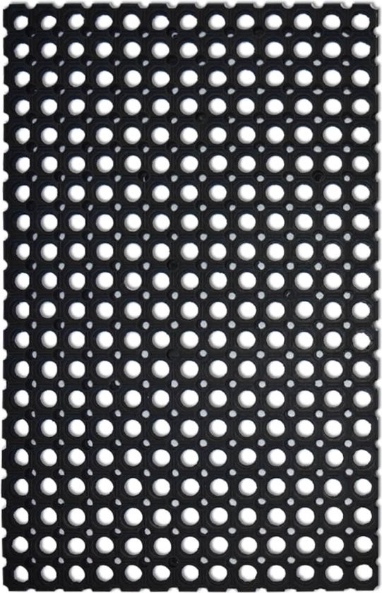 vidaXL Rubber matten 2 stuks 22 mm 50 x 80 cm | bol