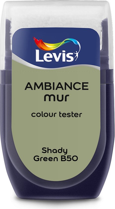 Levis Ambiance - Color Tester - Mat - Shady Green B50 - 0,03L | bol.com