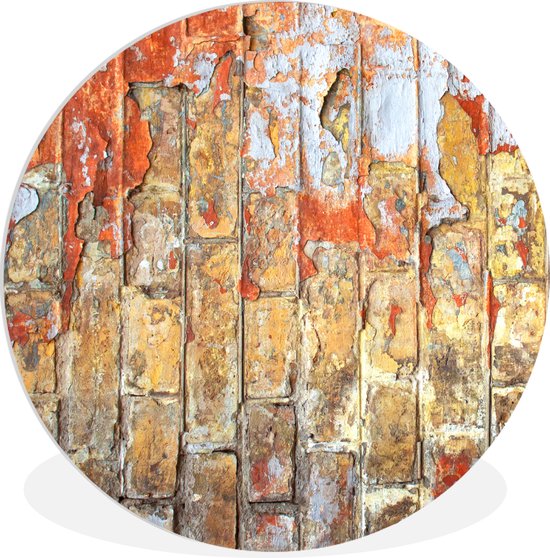 Wall Circle - Wall Circle Indoor - Mur - Peinture - Brique - ⌀ 150 cm ...