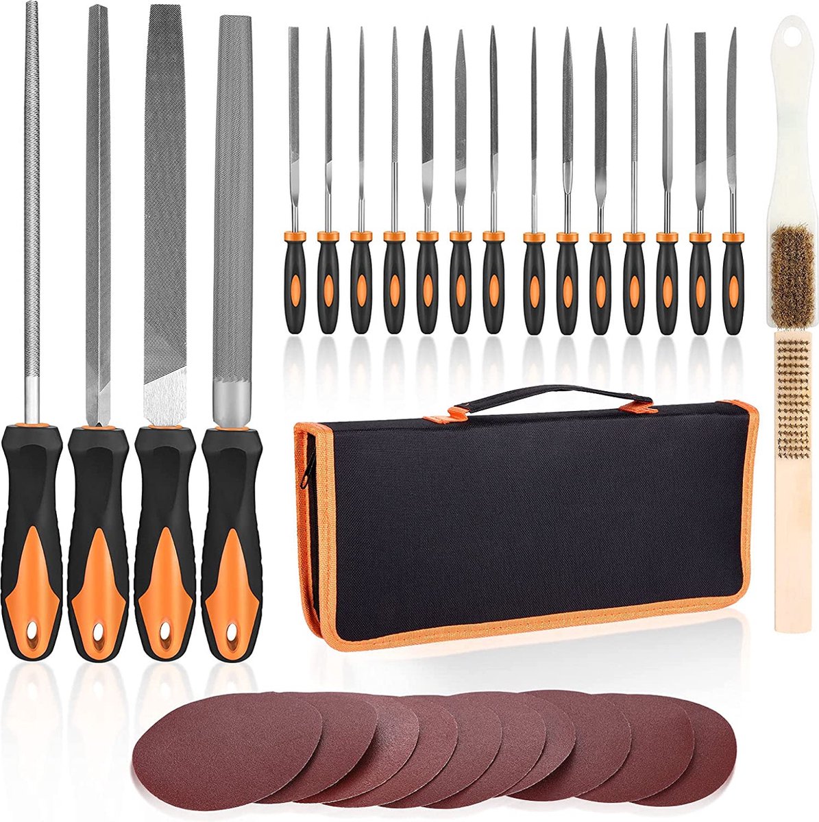 Hoogwaardige Vijlset - 20 Stuks - Metalen Vijlen - Werkplaatsvijlen ...