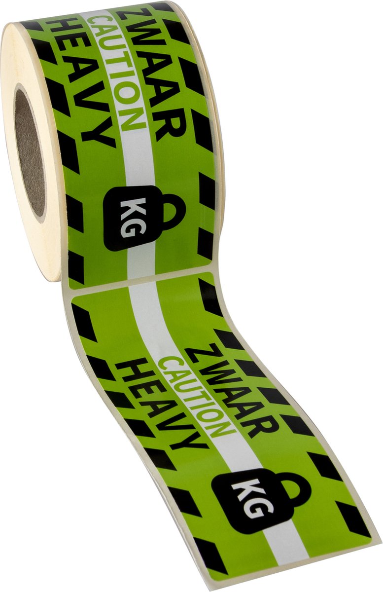 Raadhuis gevaaretiketten - zwaar - 250 stuks - sticker waarschuwing ...