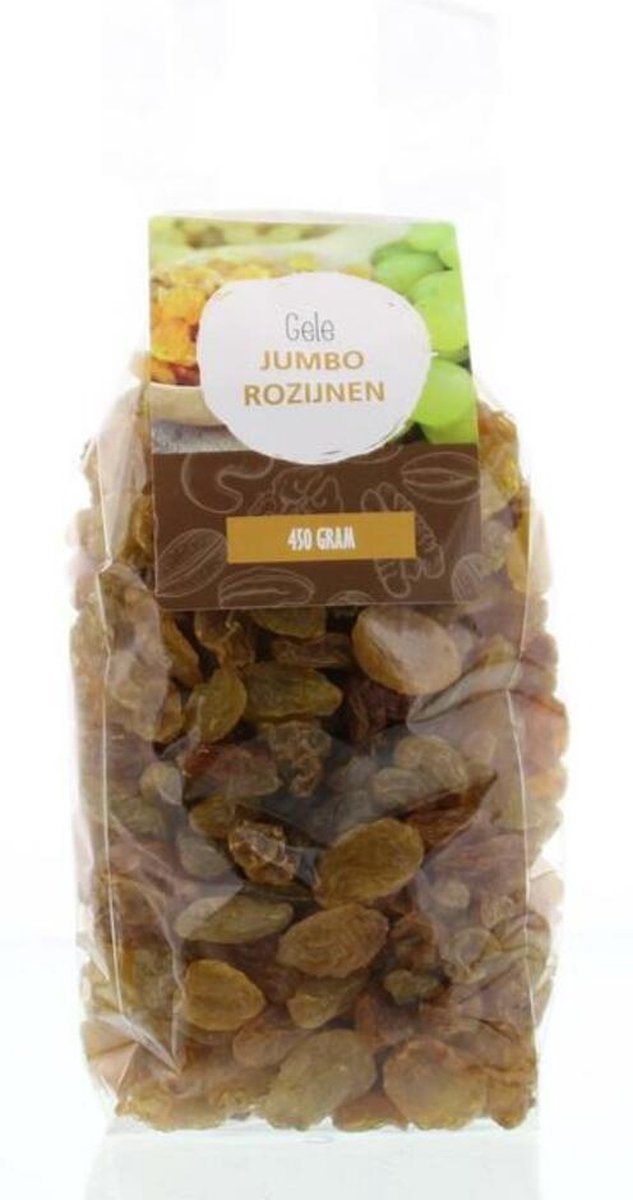 Mijnnatuurwinkel Gele jumbo rozijnen 450g | bol.com
