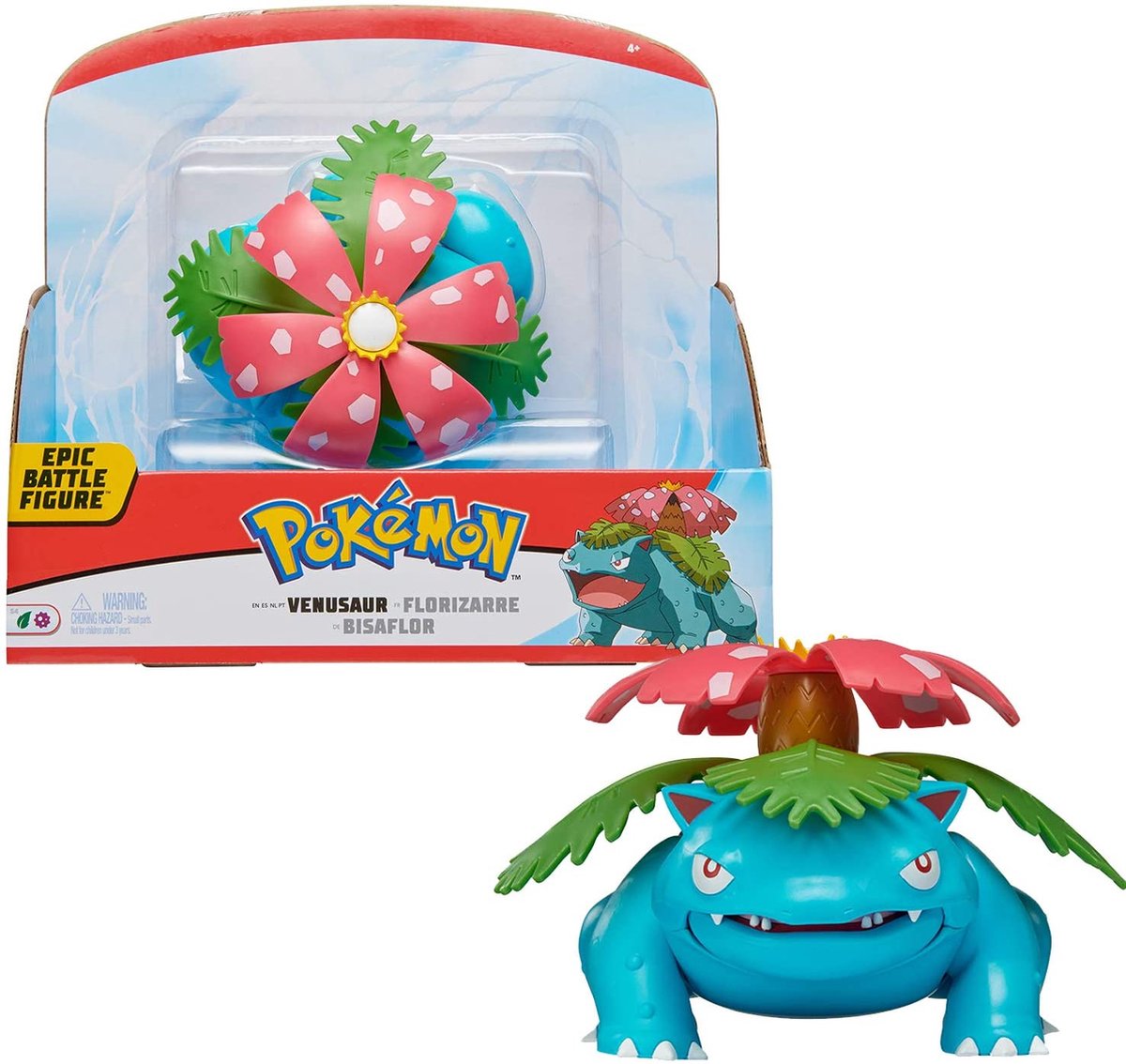 Venusaur - Pokémon Epic Battle Figure Speelfiguur + Pokémon Balpen & 5 ...