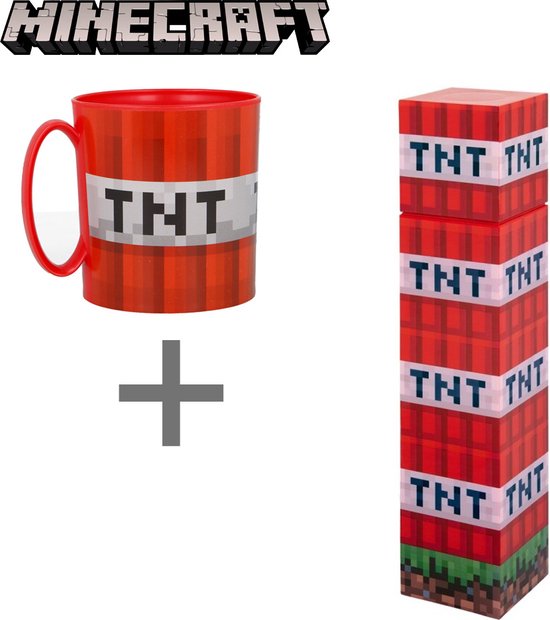 Minecraft TNT Mug + Minecraft TNT Gobelet (650 ml) {Minecraft Gourde ...