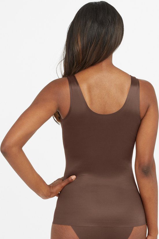 Spanx Thinstincts 2.0 - Tank - Donkerbruin (Chestnut Brown) - Maat S | bol