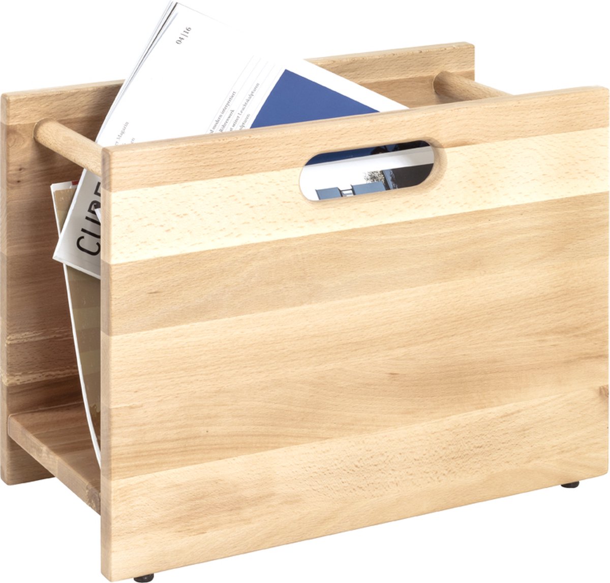 HakuShop Lectuurbak - Beuken hout - Bruin - Tijdschriften rek ...