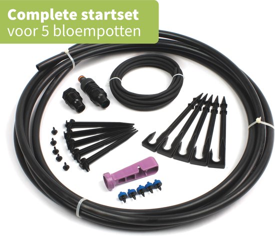 Micro Irrigatie startset S 5 bloempotten | bol