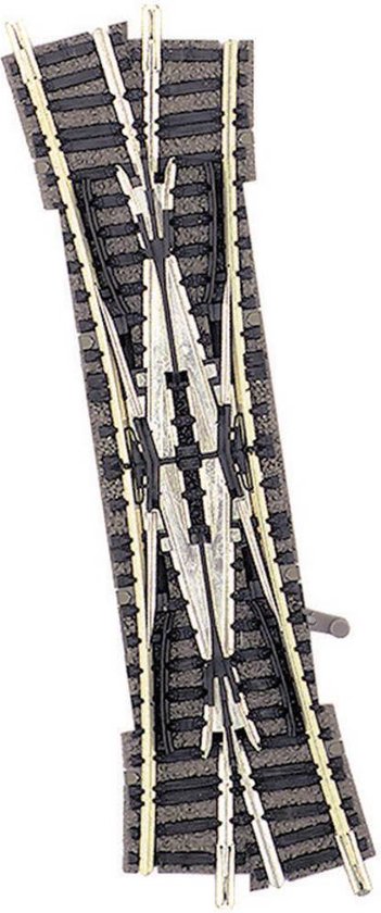 N Fleischmann Piccolo (met ballastbed) 9184 Engels wissel, Links 111 mm 15 ° 430 mm 1... | bol