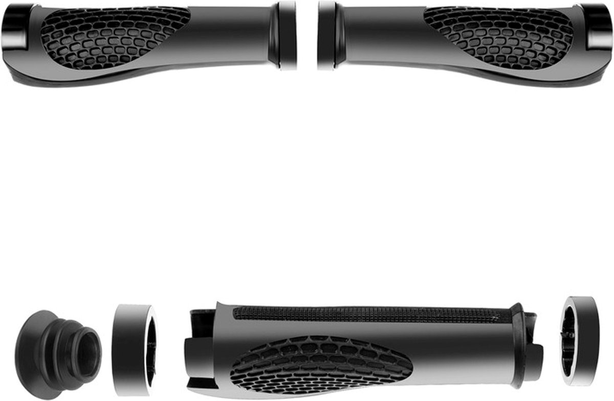 Creartix® Ergonomische Fiets Handvatten - Fiets Handvat Met Gedraaide ...