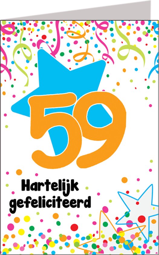 Verjaardagskaart 59 jaar | bol.com