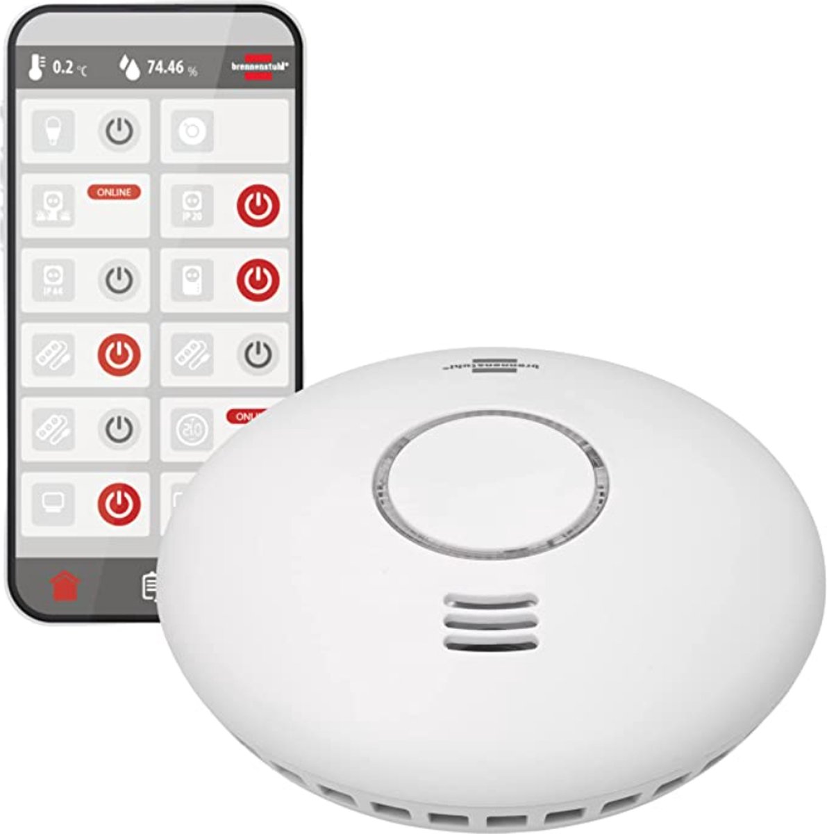 Smart rookmelder met WIFI App-Notification - slimme rookmelders ...