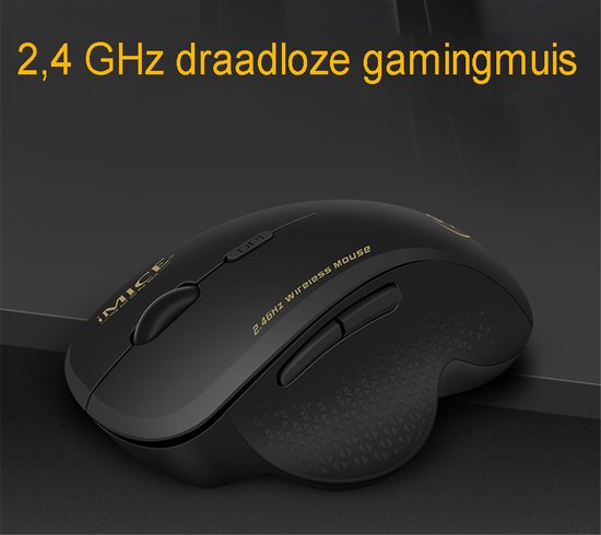 2.4G draadloze muis voor laptop - ergonomische computermuis ...