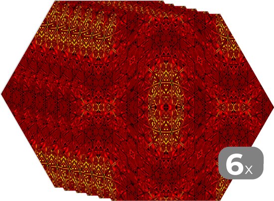Placemats hexagon - Onderleggers placemats - Placemat zeshoek - Patroon ... Placemats hexagon - Onderleggers placemats - Placemat zeshoek - Patroon ...