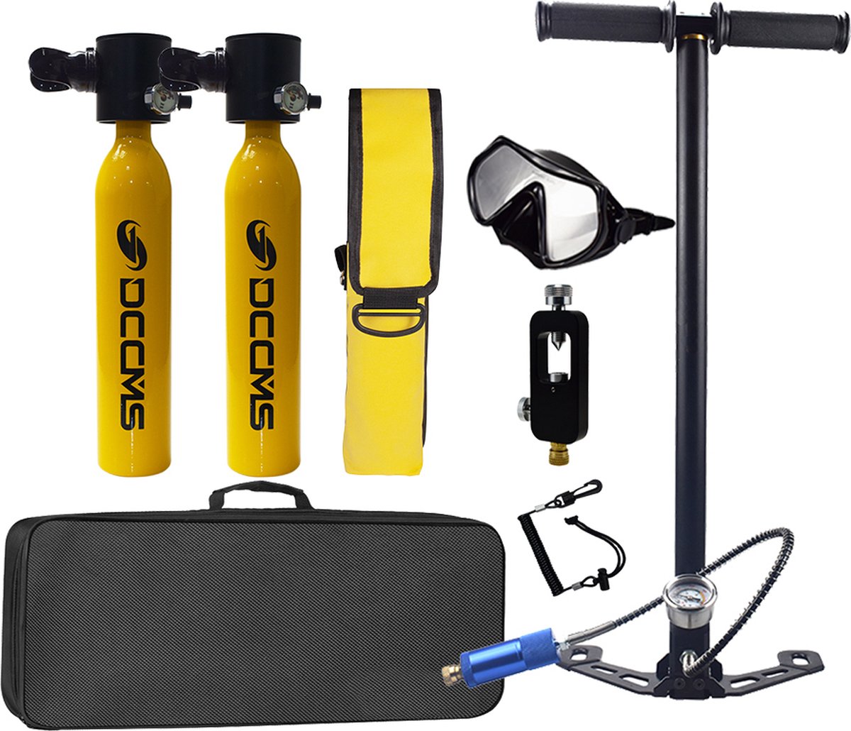 DCCMS Duikflessen - 0.5Lx2 Scuba Tank - Duiken Zuurstof Cilinder ...