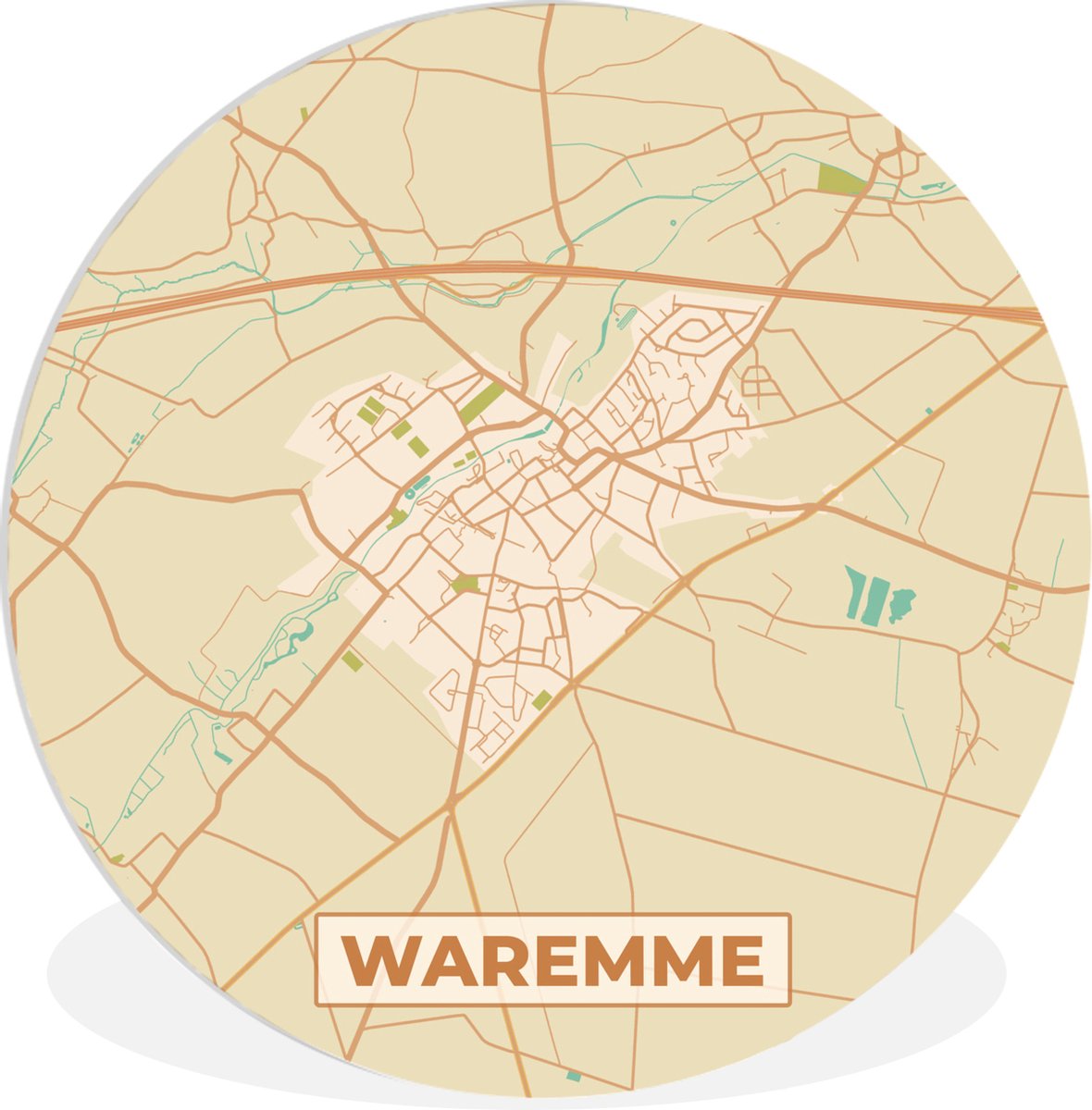 Wall Circle - Wall Circle Indoor - Map - City Map - Waremme - Map ...