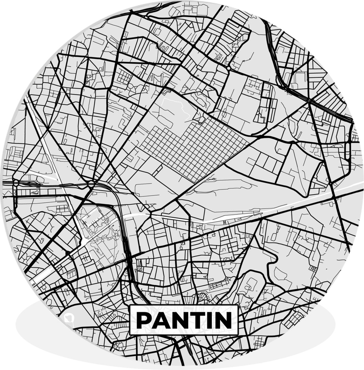 Wall Circle - Wall Circle Indoor - Carte - Plan de Ville - France ...