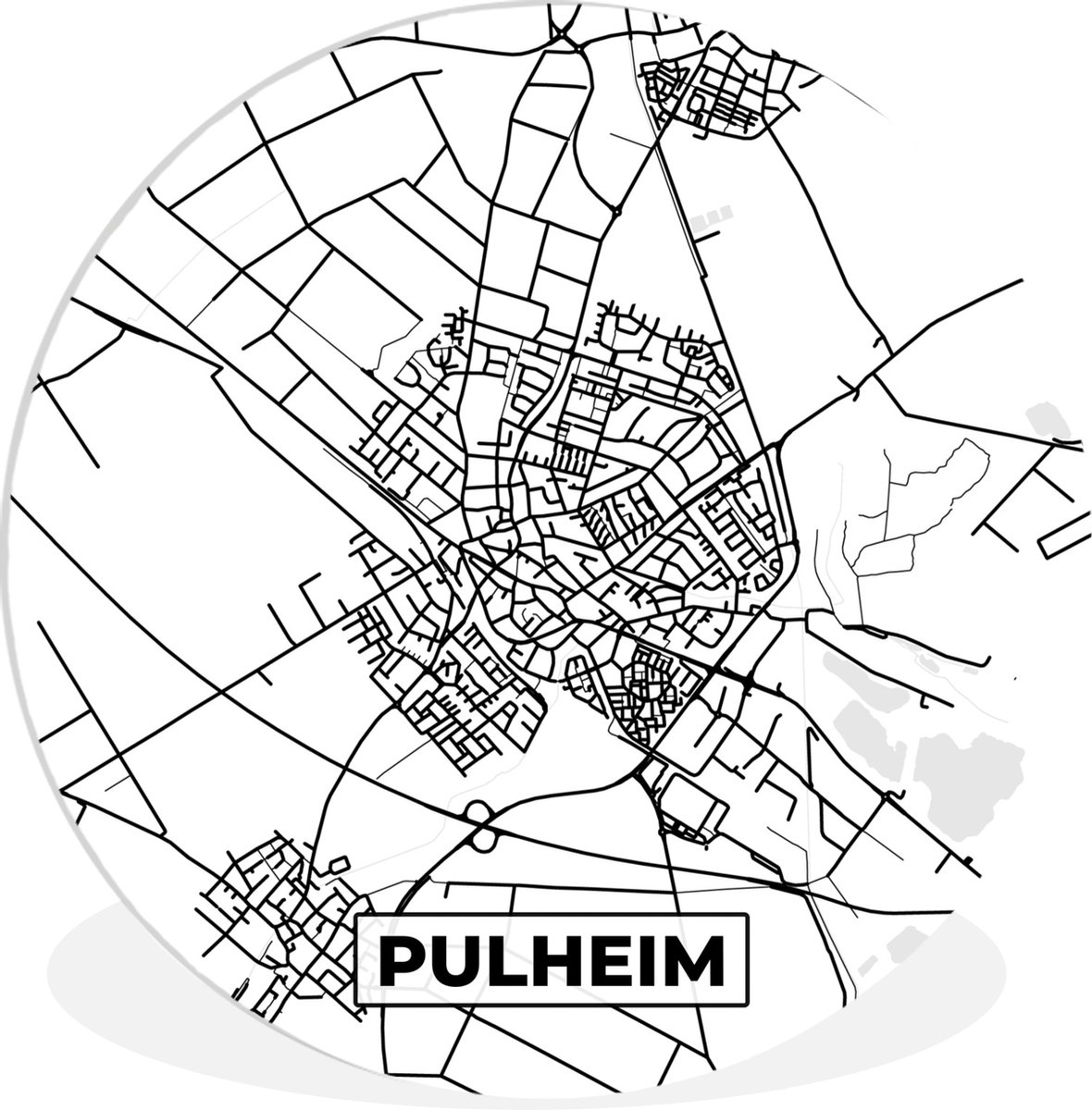 Wall Circle - Wall Circle Indoor - Map - City Map - Pulheim - Map ...