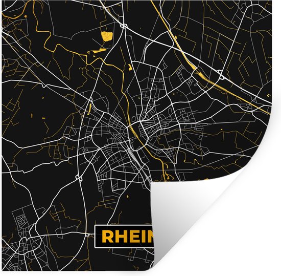 Muurstickers - Sticker Folie - Stadskaart – Plattegrond – Duitsland ...