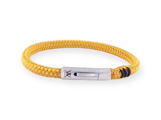 Geel touw armband heren S/M | bol.com