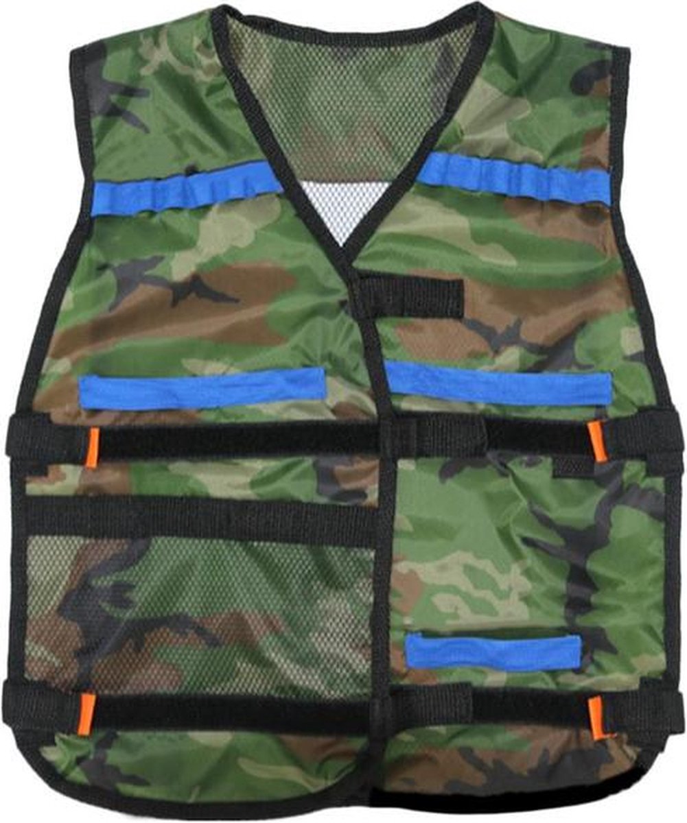 Elite Camouflage Tactical Vest | Geschikt voor nerf N-STRIKE guns ...