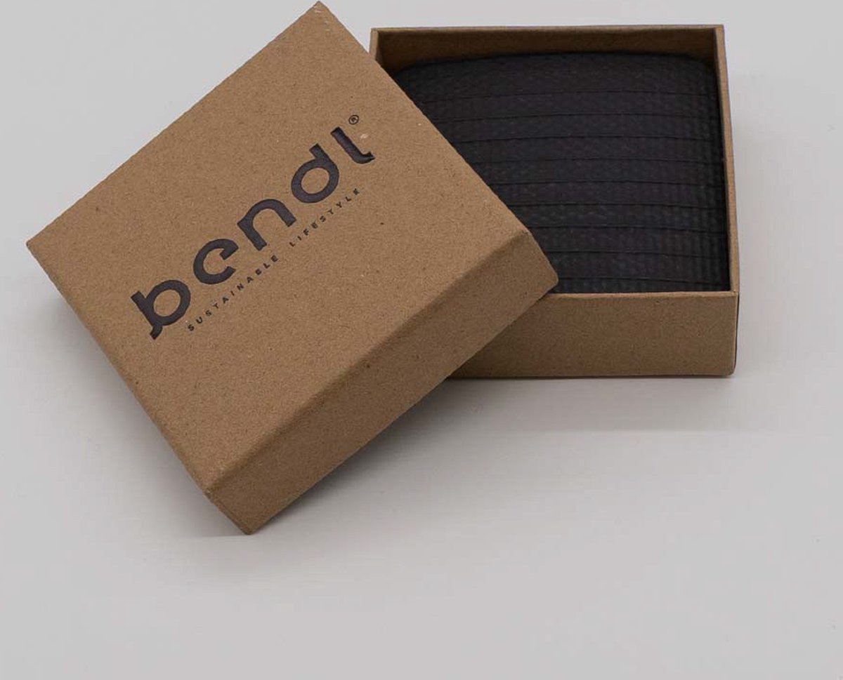 BENDL SUSTAINABLE ONDERZETTERS - ZWART - brandslang - vegan | bol.com