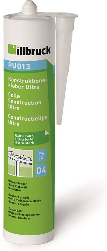 illbruck pu-constrielijm 310 ml koker PU13 Ultra | bol.com