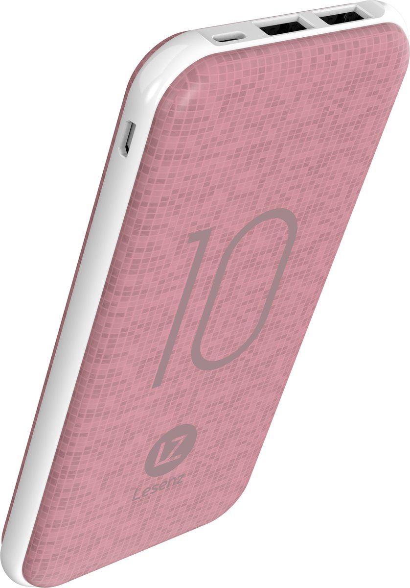 Lesenz Energy Powerbank - Roze | bol.com