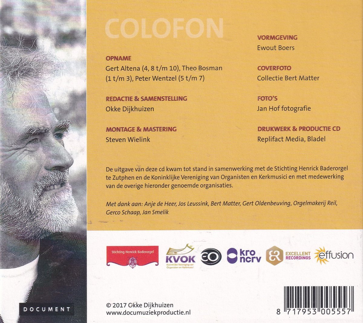 Bert Matter - Gert Altena, Theo Bosman en Peter Wentzel bespelen ...