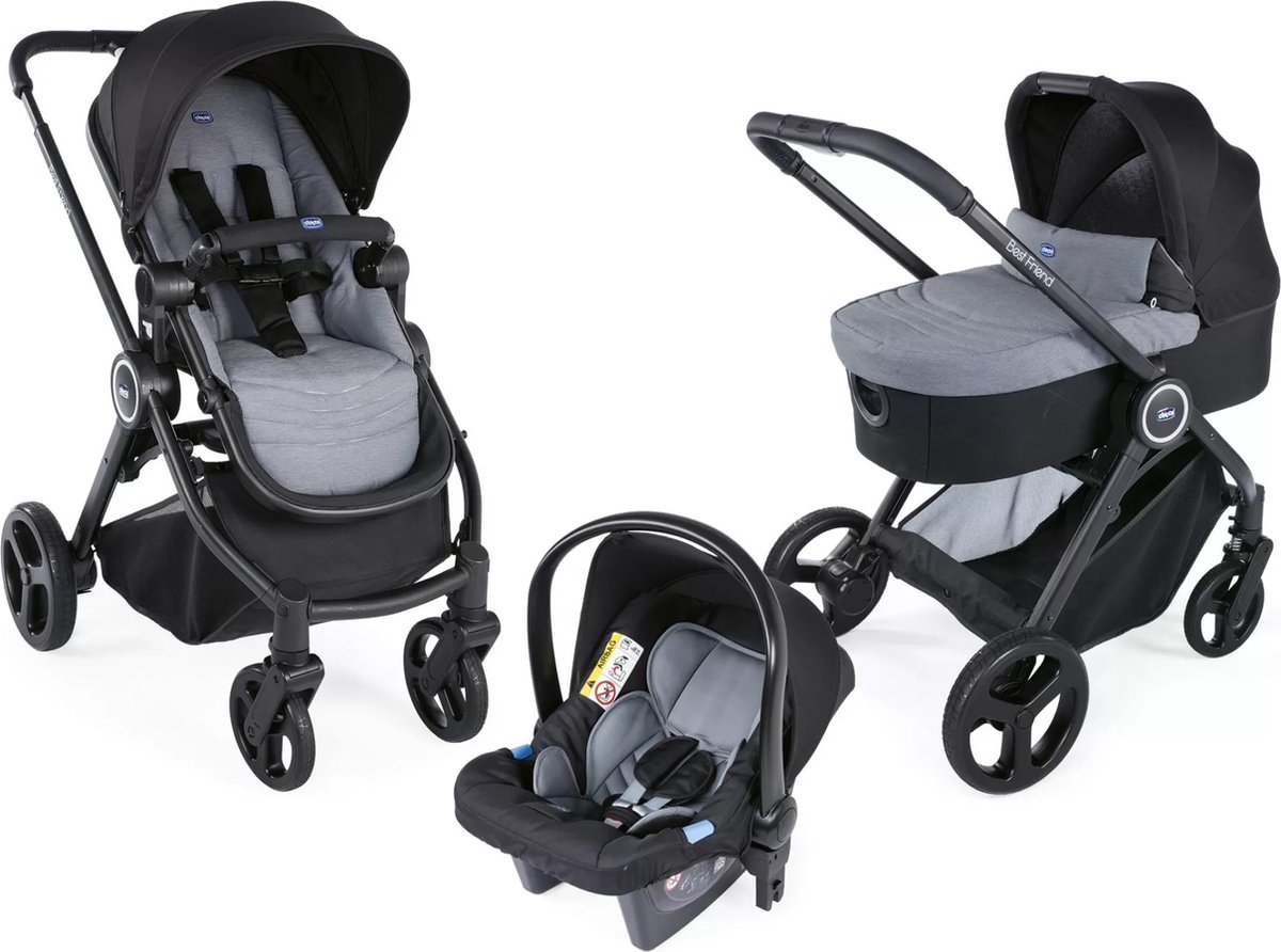 Chicco Trio Best Friend Light Crossover - Stone | bol