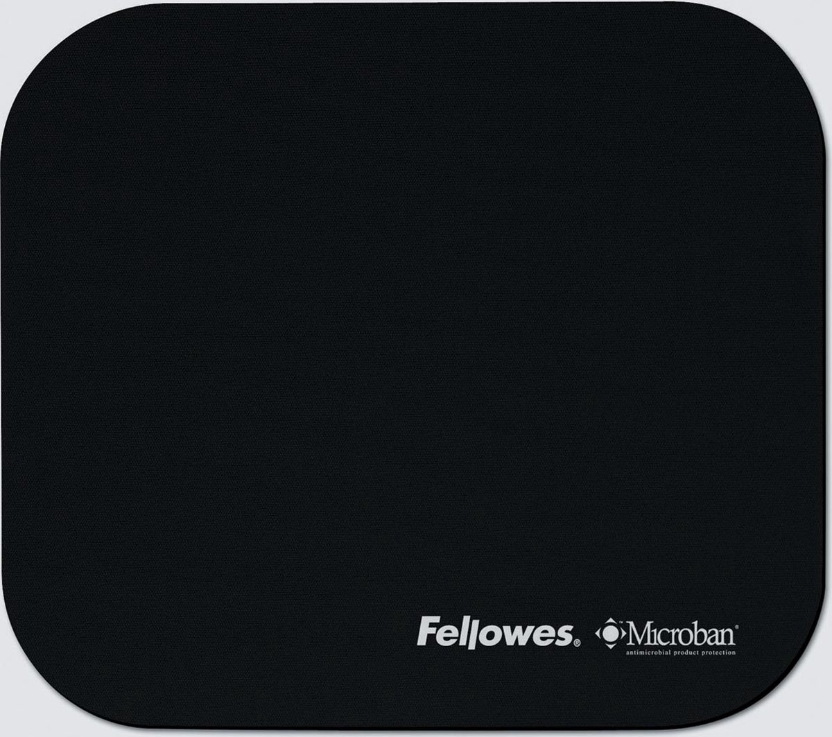 Fellowes muismat met Microban, zwart | bol