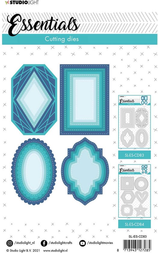 Studio Light Essentials cutting die Shapes nested large nr | bol.com