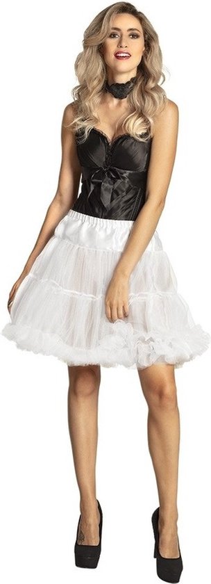 Boland Petticoat rok - wit - 45 cm - dames - polyester - tutu ...