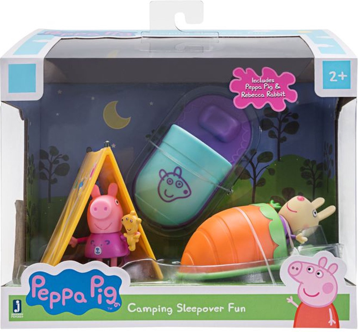 Peppa Pig Camping Overnachting - Speelfigurenset | bol.com