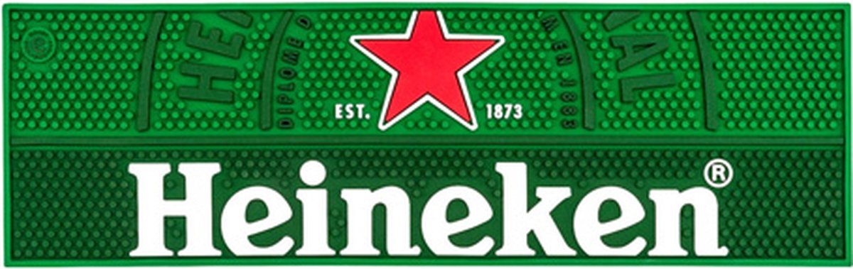 Heineken - Barmat Rubber Origineel (60cm x 17cm) | bol.com