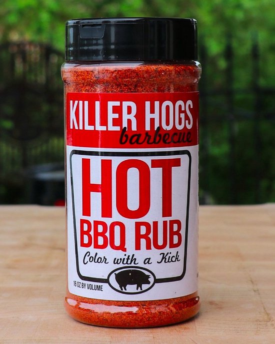 Killer Hogs - The Hot Rub - 16 oz - Barbecue kruiden - Specerijen | bol