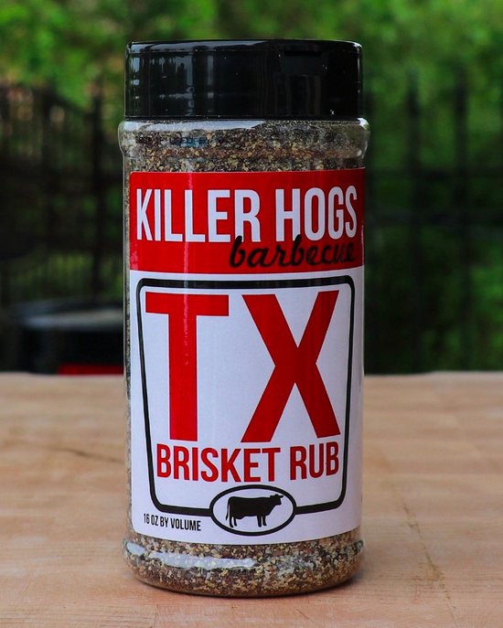 Killer Hogs - The TX Brisket Rub - 16 oz - Barbecue kruiden ...