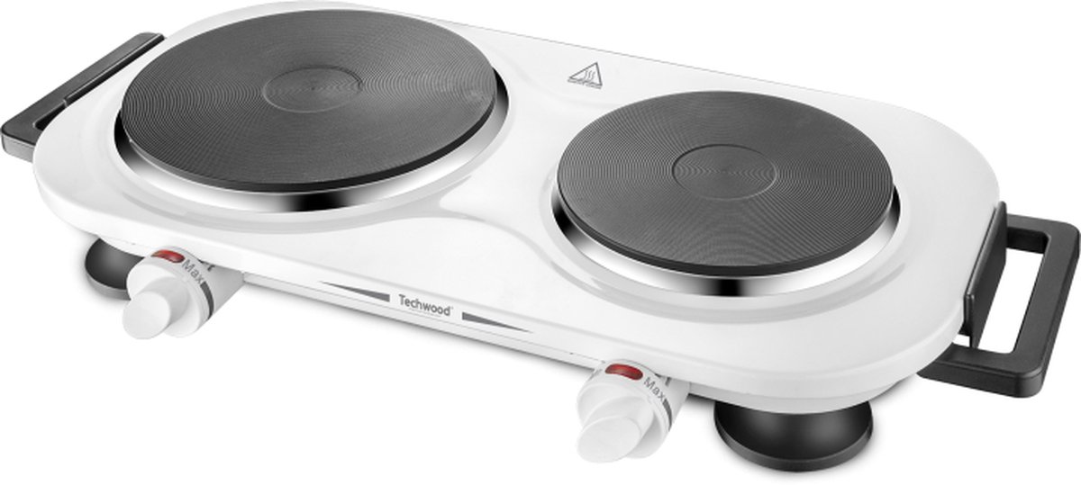 Techwood TPE204 - Elektrische Kookplaat - 2-pits | bol.com